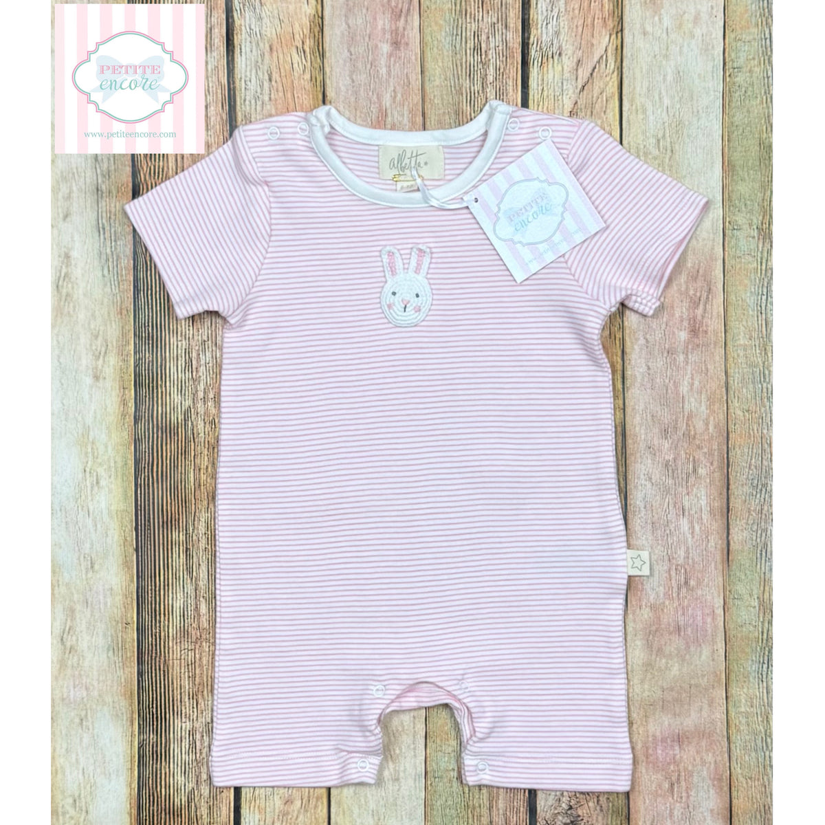 Albetta bunny themed one piece 6-12m – Petite Encore