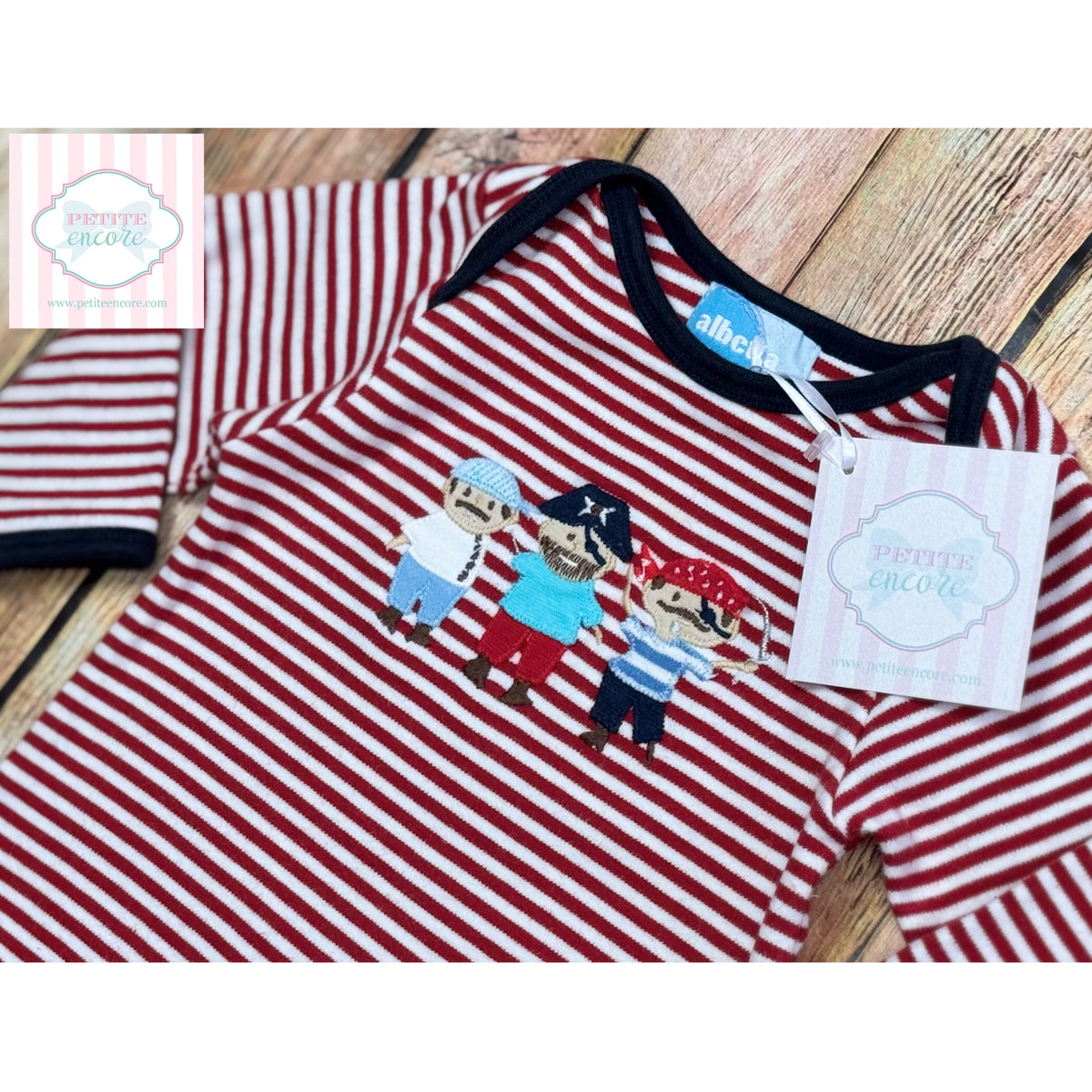 Albetta Baby pirate themed one piece 3-6m – Petite Encore